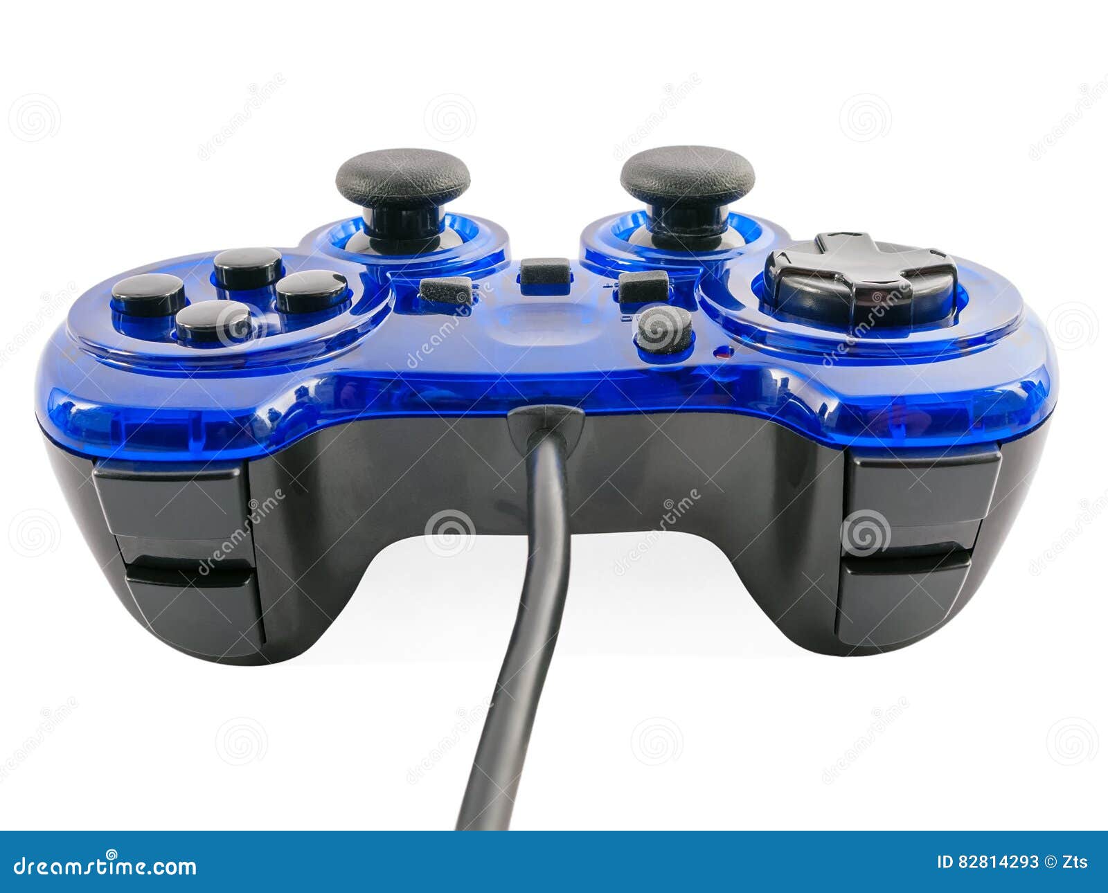 Blue video game controller stock image. Image of gaming - 82814293