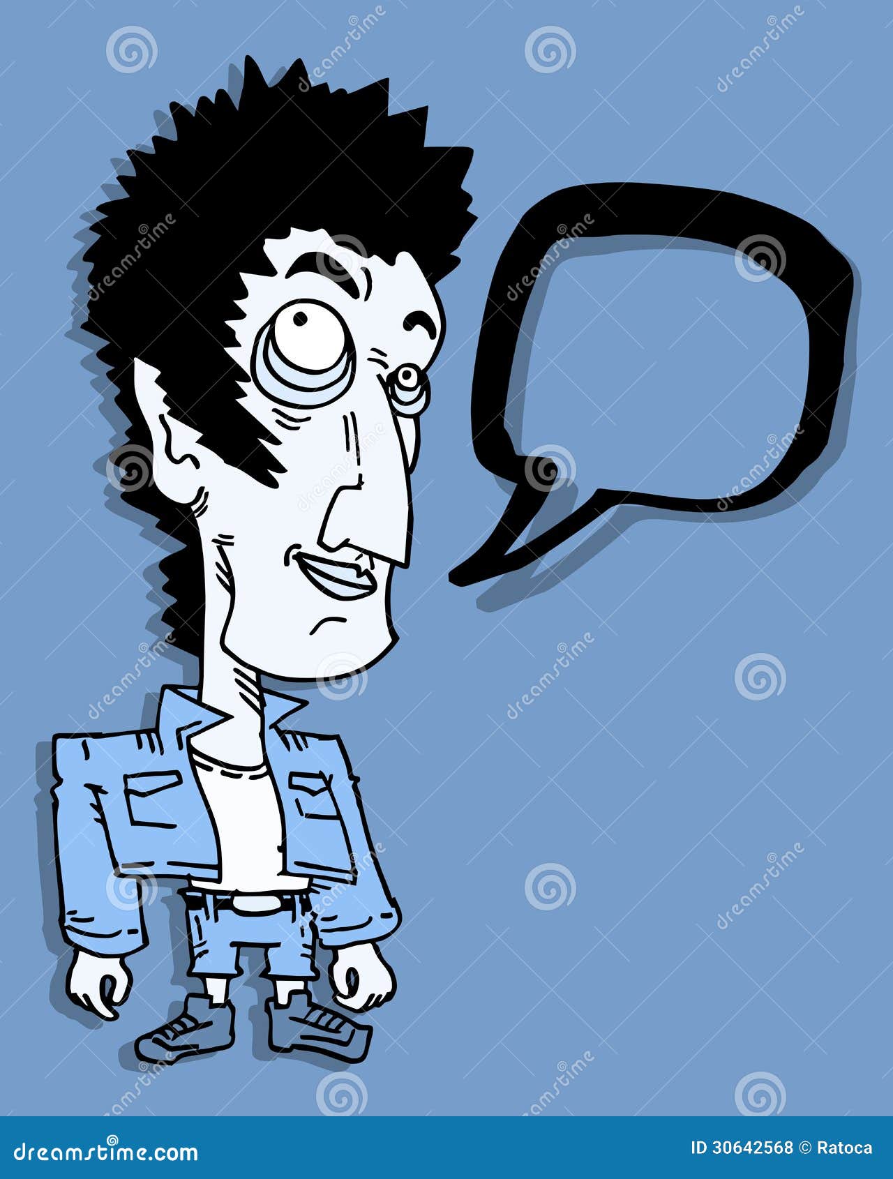 Blue vignette stock vector. Illustration of animated - 30642568