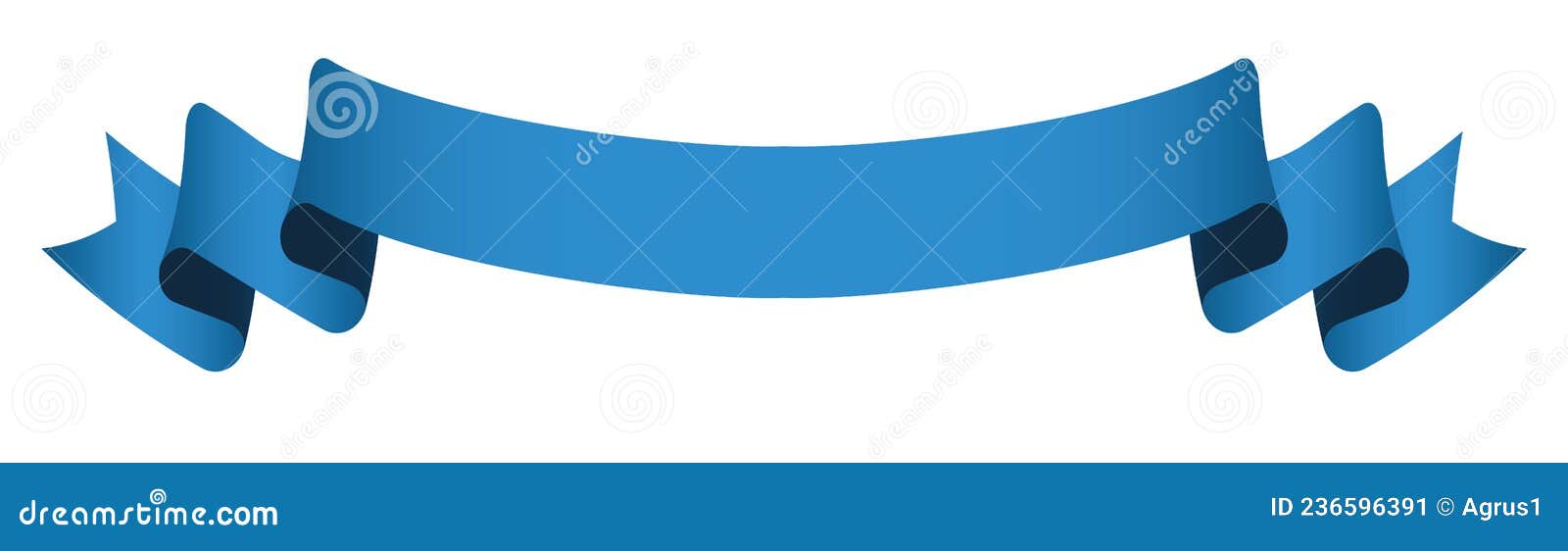 Blue Vintage Ribbon Banner Label Stock Vector - Illustration of frame ...