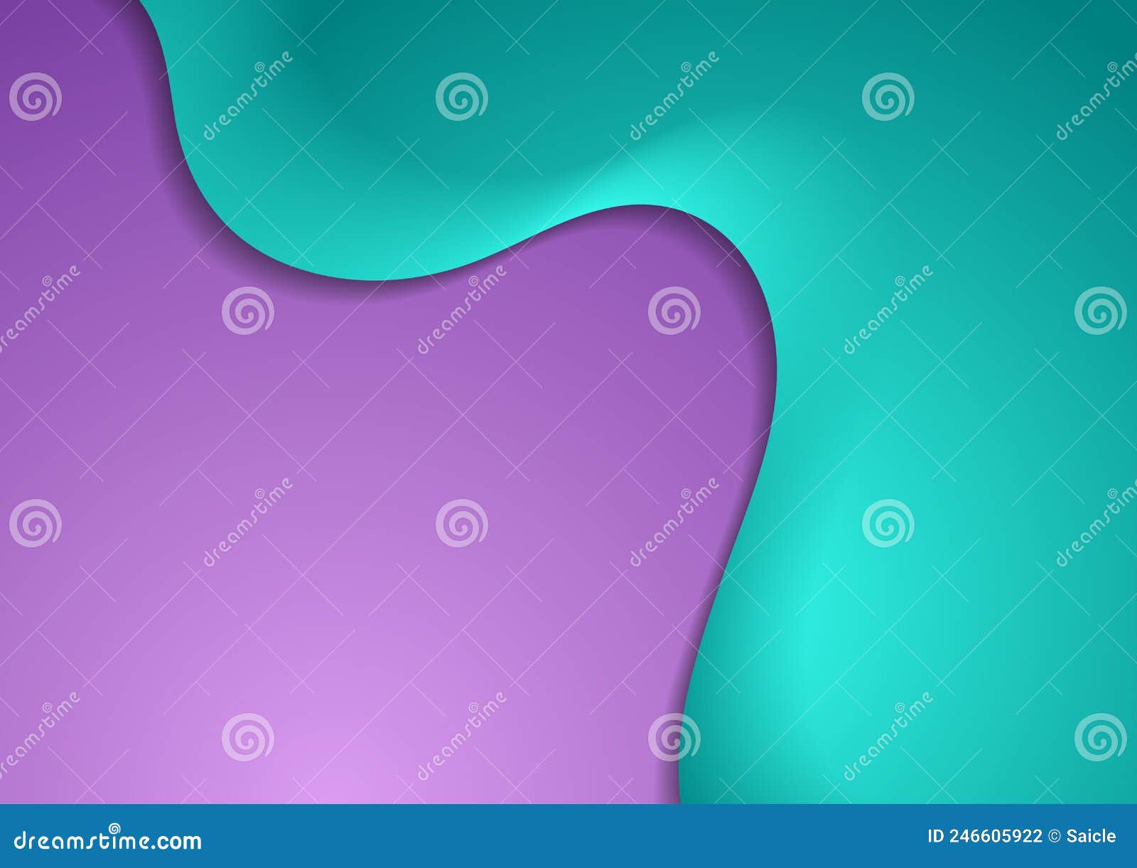 Blue Violet Abstract Liquid Waves Corporate Background Stock Vector ...