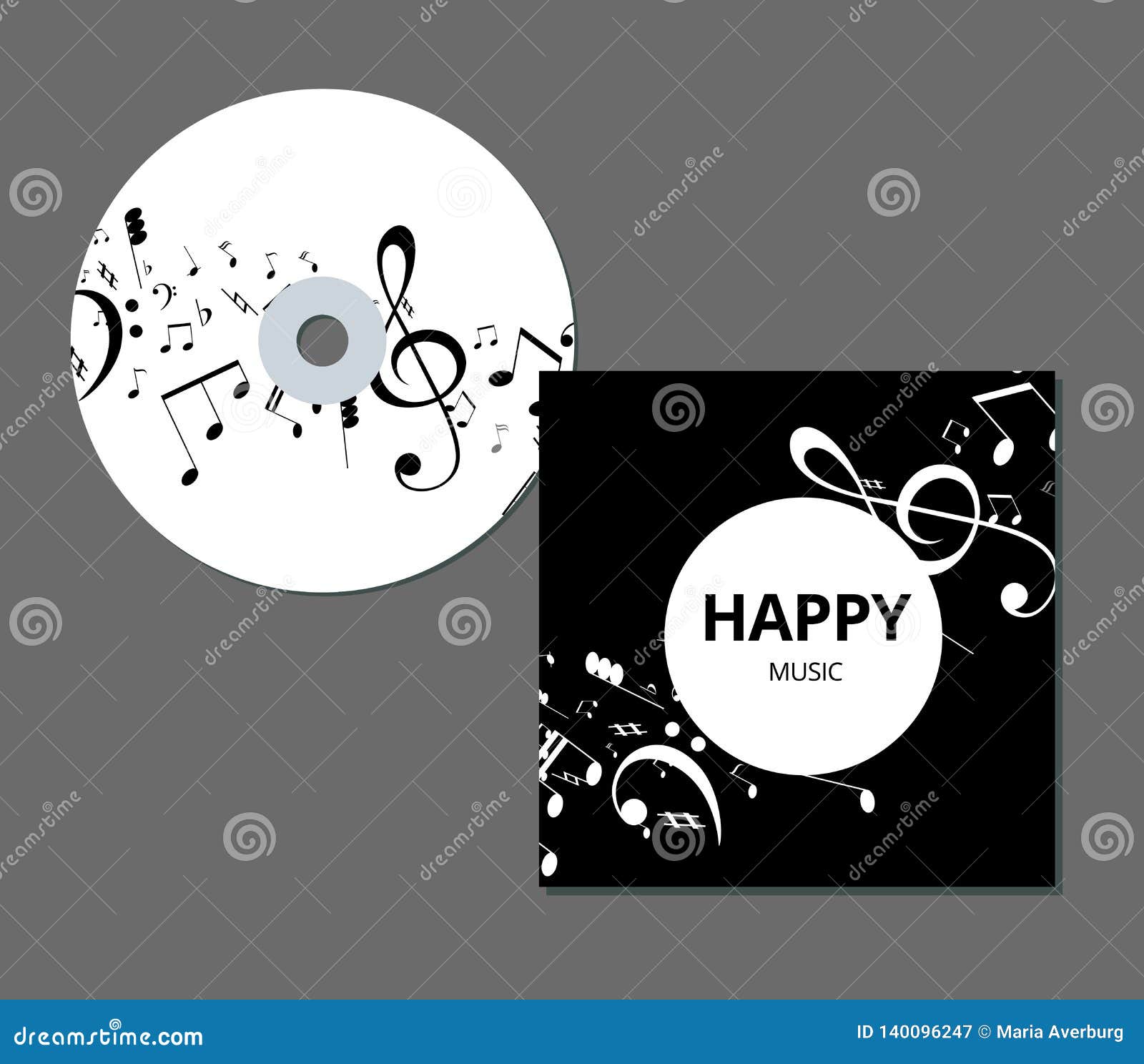 Blue and Violet Music Background with Clef and Notes, Music Sheet in ...