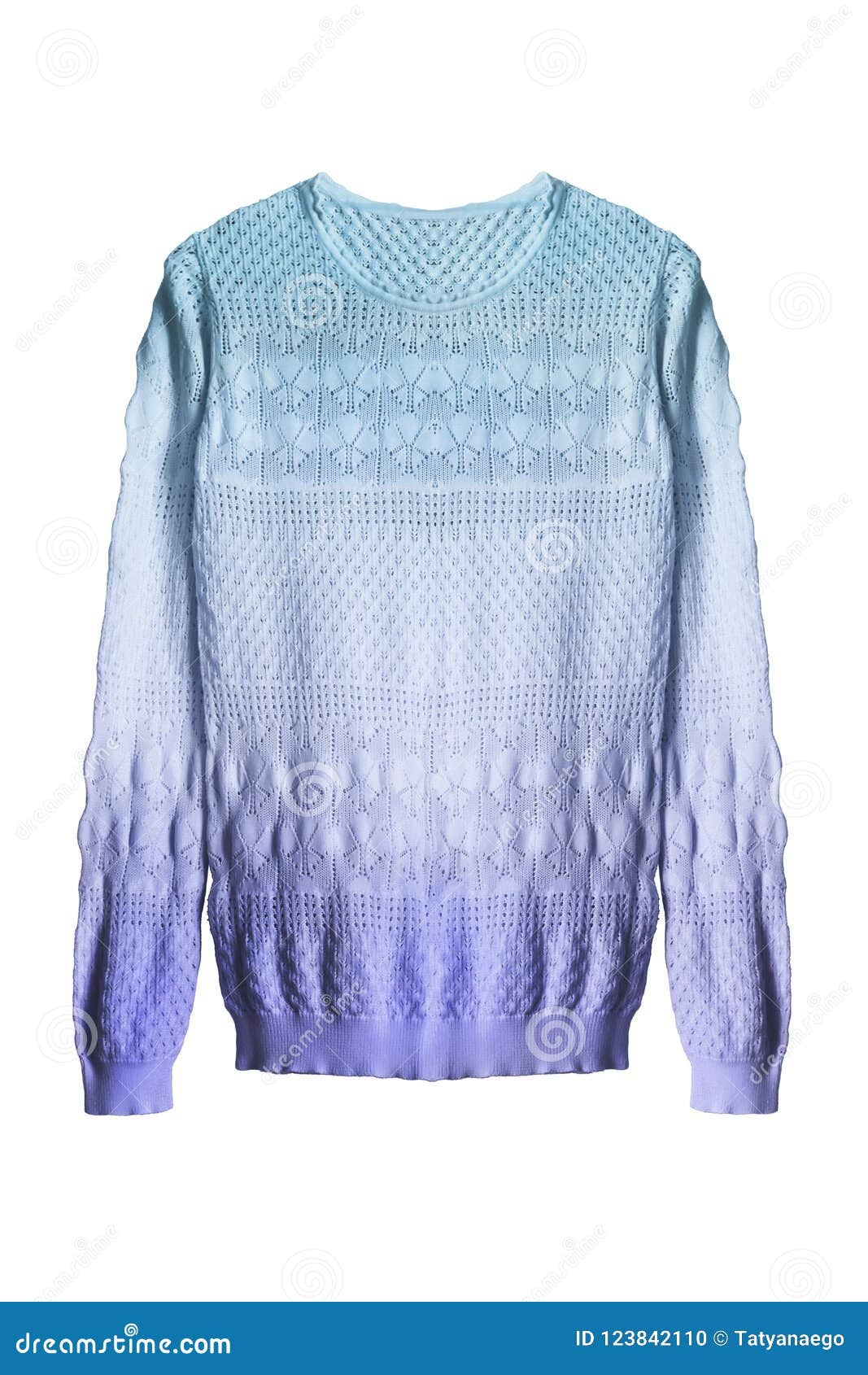 Colorful pullover isolated stock photo. Image of stylish - 123842110