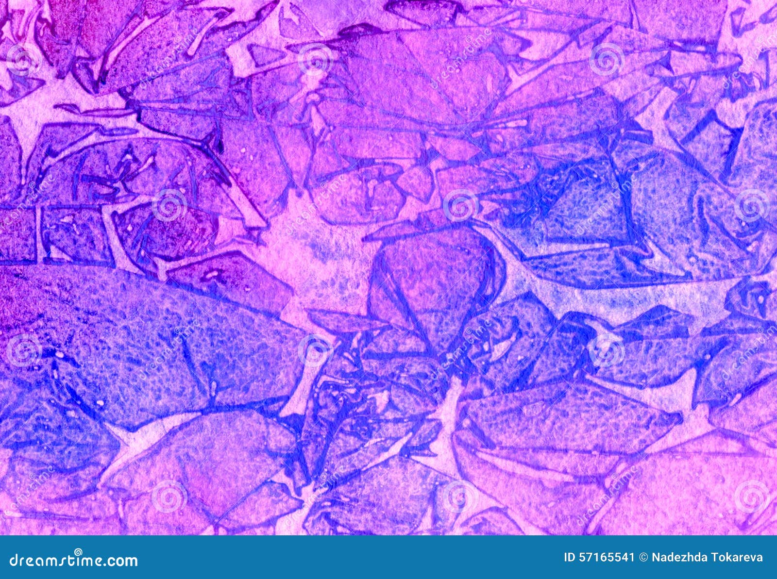 Blue and Violet Watercolor Grunge Background Stock Illustration ...