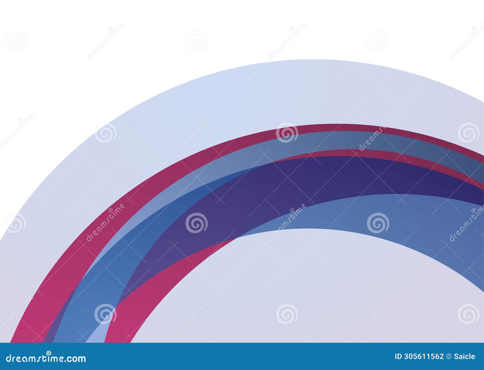 Blue and Violet Waves Abstract Modern Geometry Design Stock Vector ...