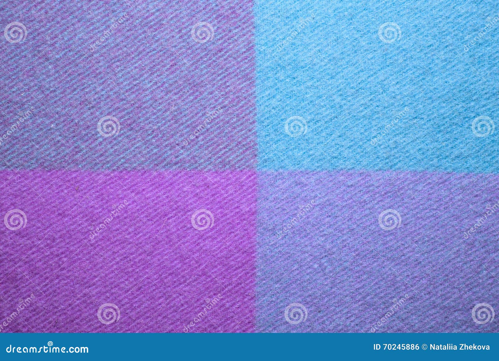 Blue and Violet Wool Plaid Texture Macro Shot Stock Photo - Image of ...
