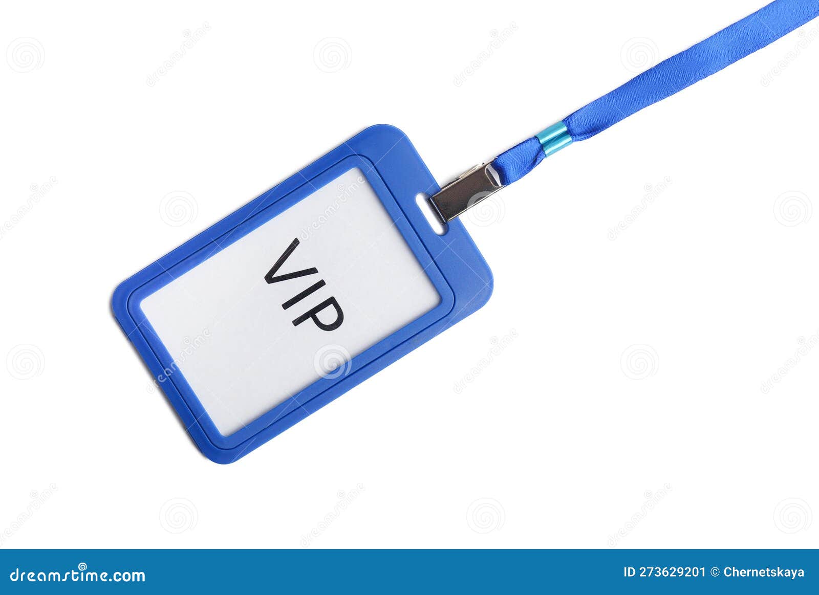 Blue Vip Badge Isolated on White, Top View Stock Image - Image of ...