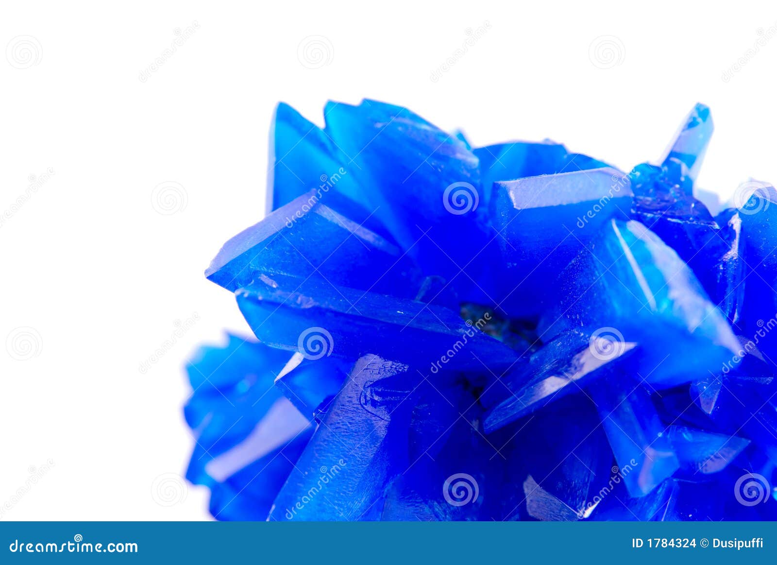 Blue Vitriol Crystals Copper Sulfate Background Royalty-Free Stock ...