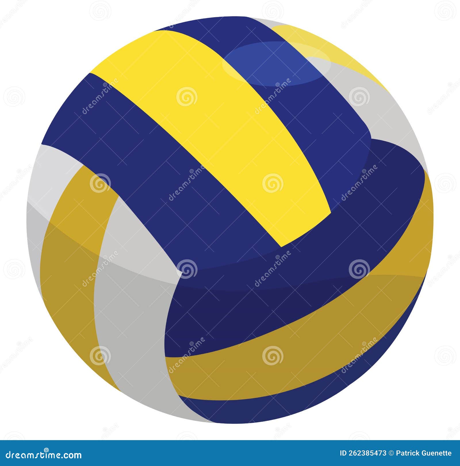 Blue Volleyball Logo Line Art - Vector | CartoonDealer.com #134488562