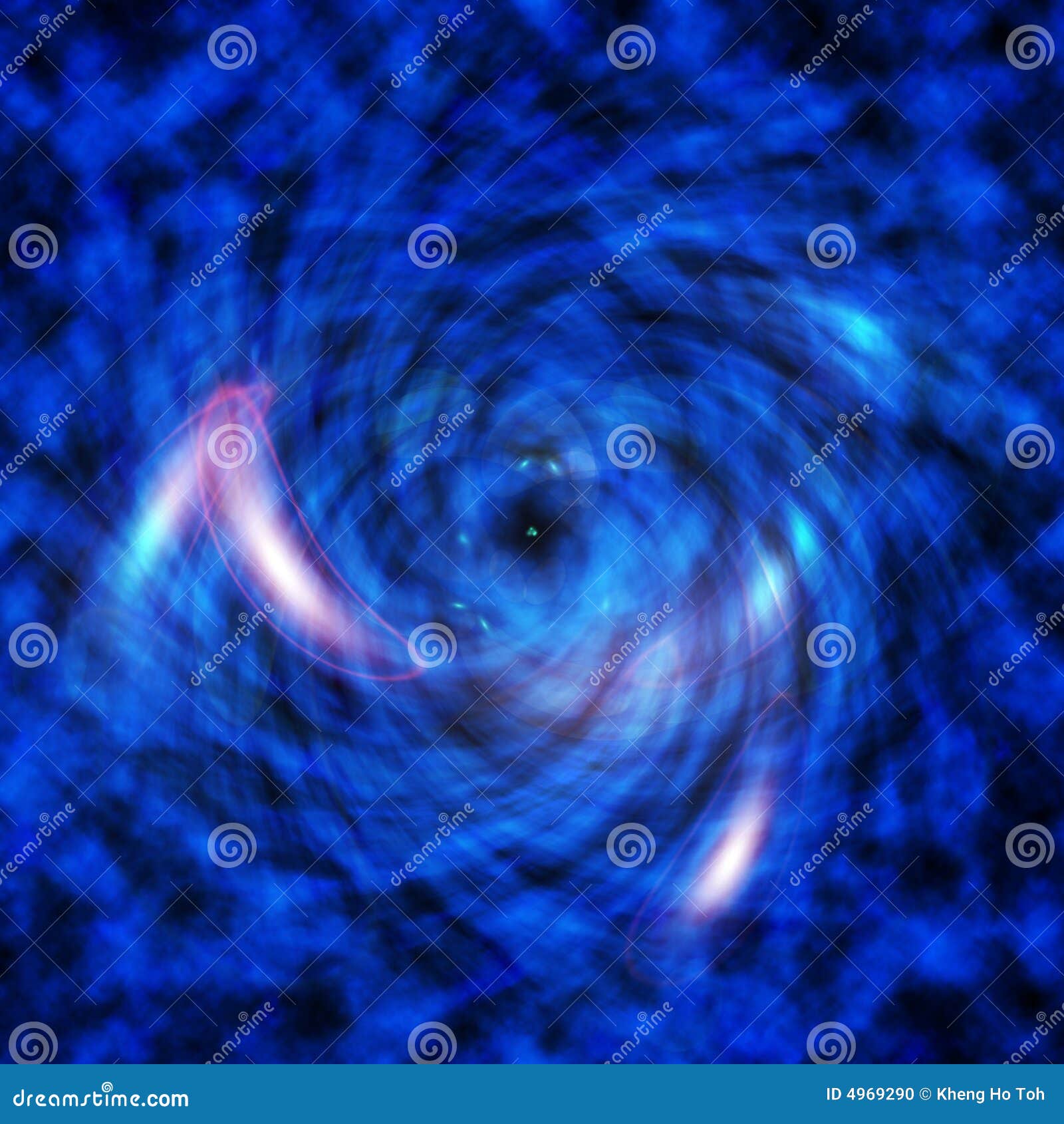 Blue Vortex Abstract Background Pattern Stock Illustration ...