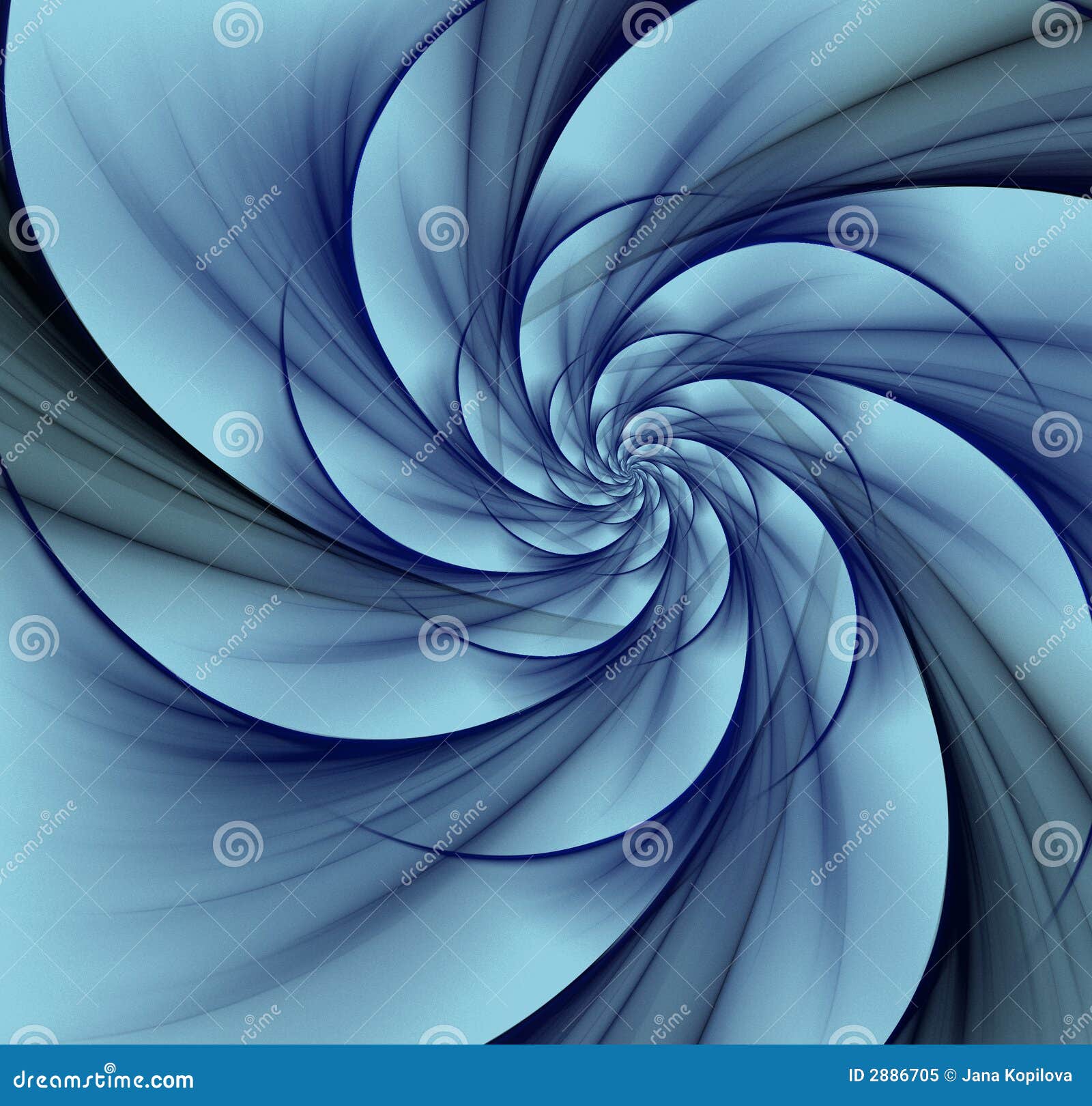 Blue vortex background stock illustration. Illustration of twirling ...