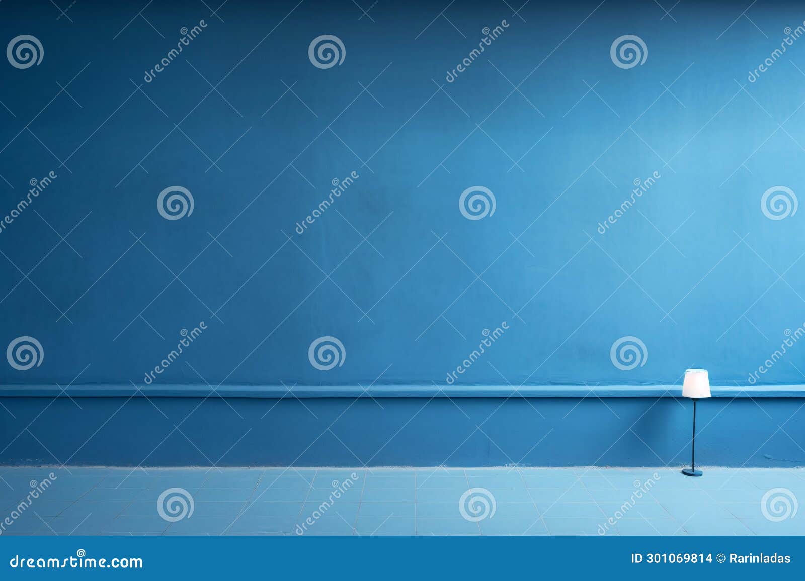 Blue Wall Backdrop, Soft Light & Shadow for Studio Portraits and ...