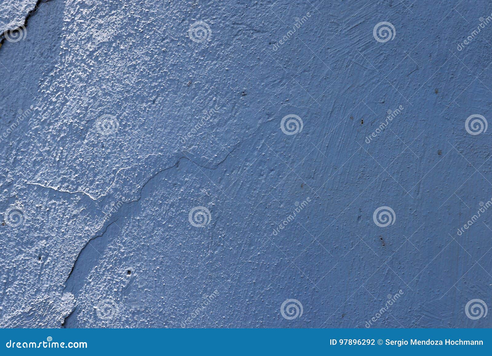 A Blue Wall Texture with Light on One Side Stock Photo - Image of ...
