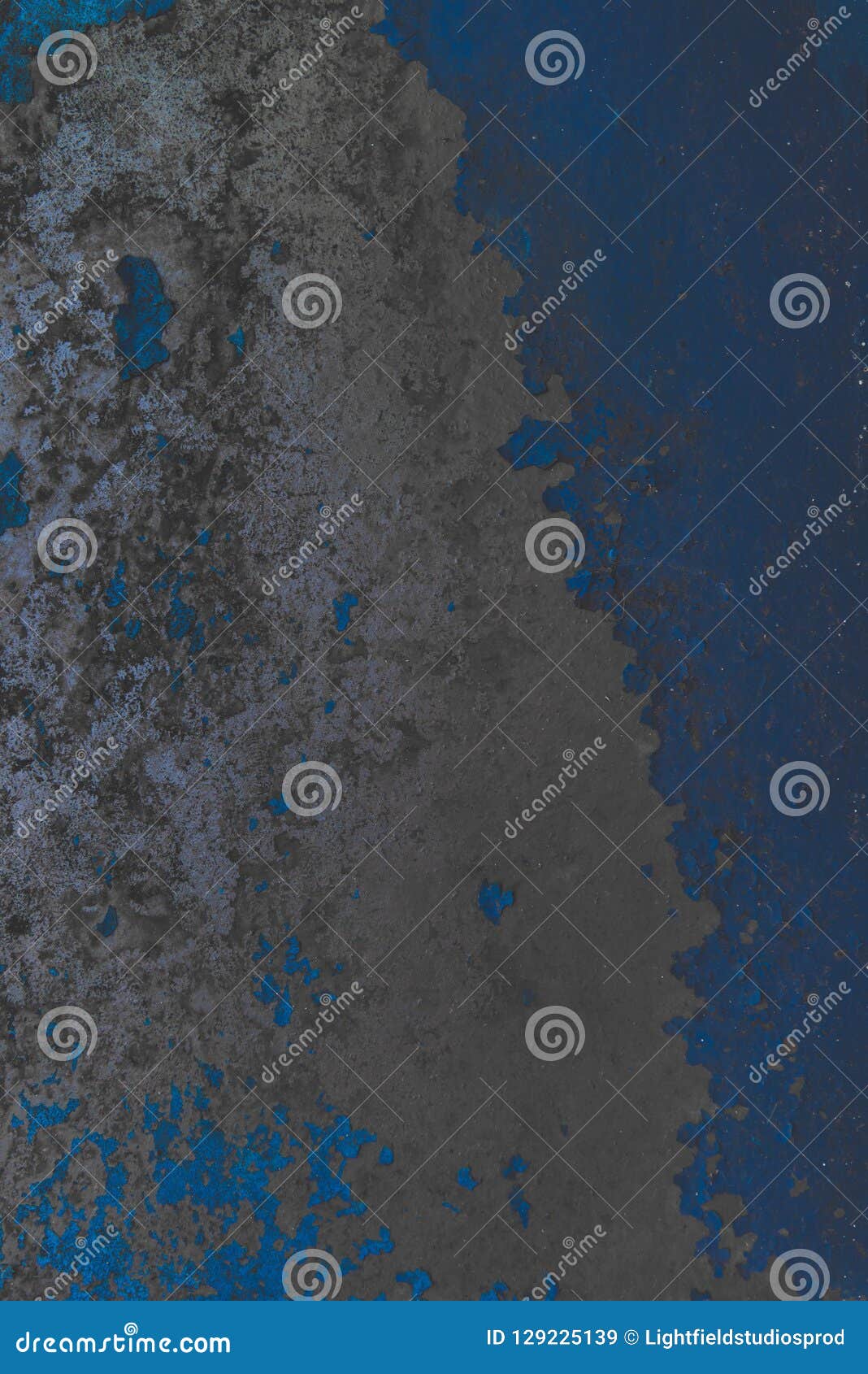 Old weathered blue wall stock image. Image of cement - 129225139