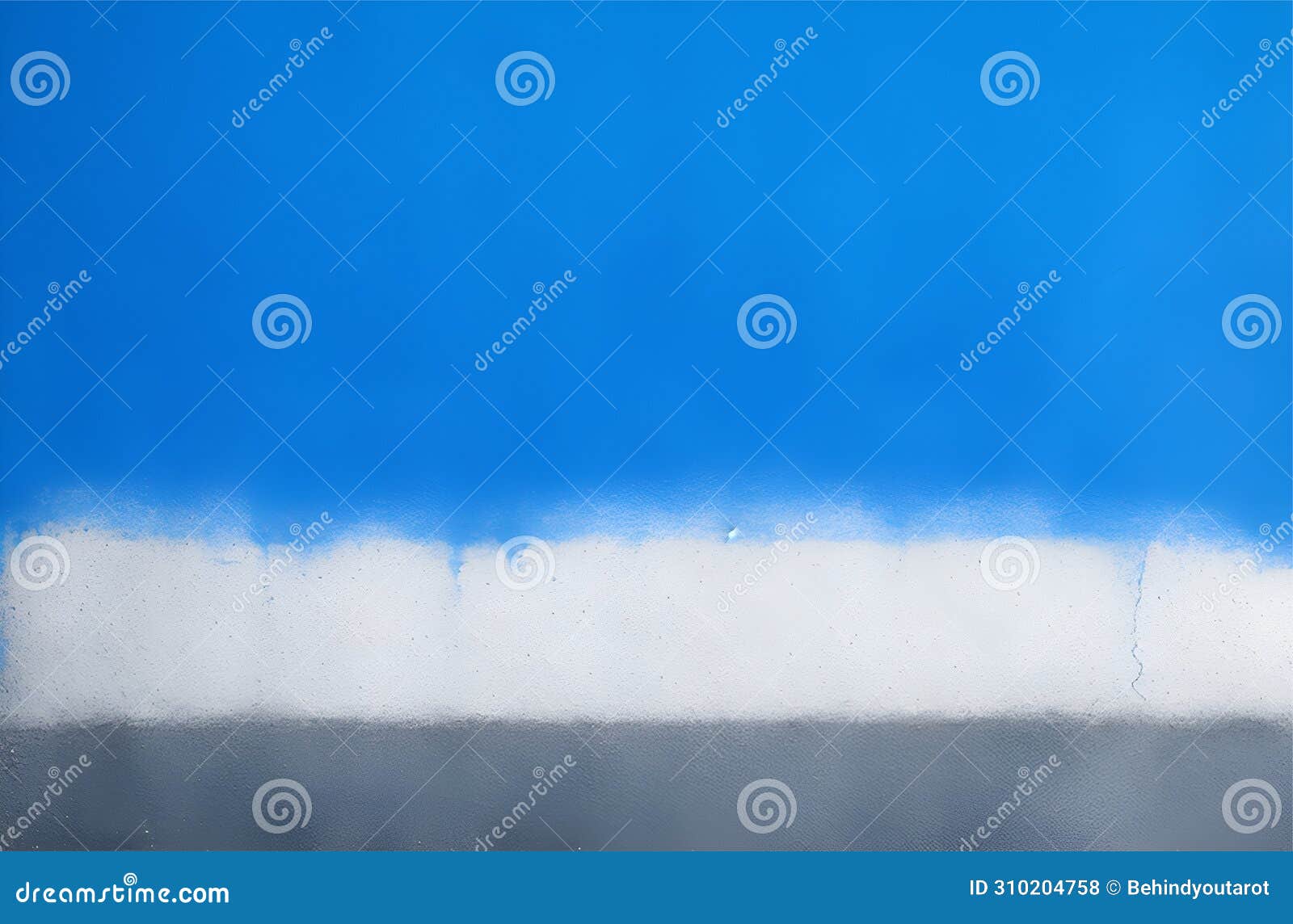A Blue Wall with Three Different Shades of Blue Paint Stock ...