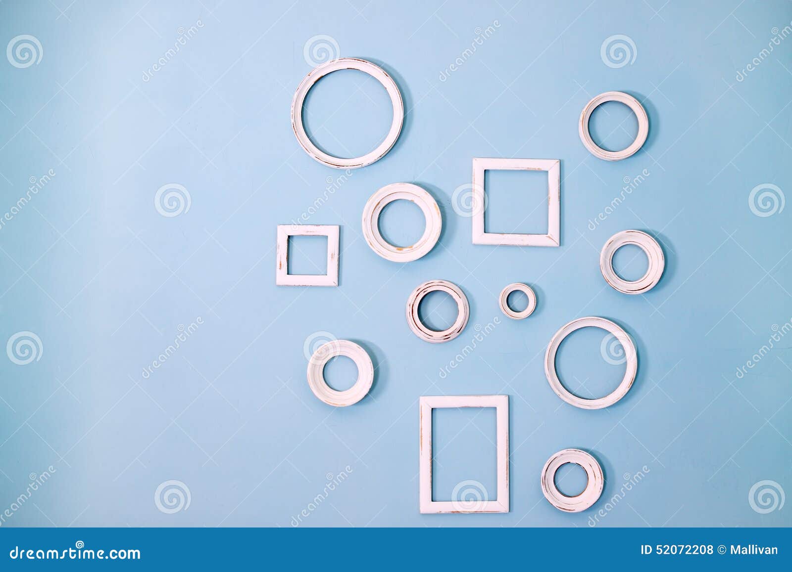 White Framework For Photos And A Figurine Of An Angel Royalty-Free ...