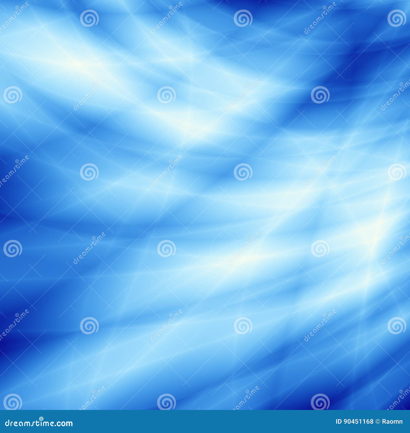 Blue Wallpaper Modern Wave Sky Cloud Design Stock Illustration ...