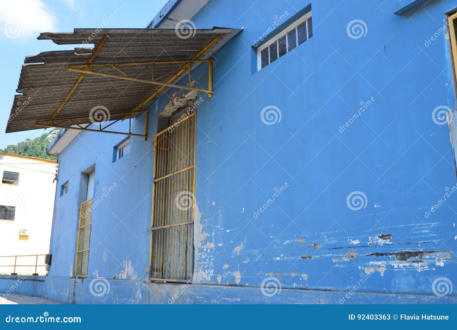 Blue warehouse stock image. Image of warehouse, industry - 92403363