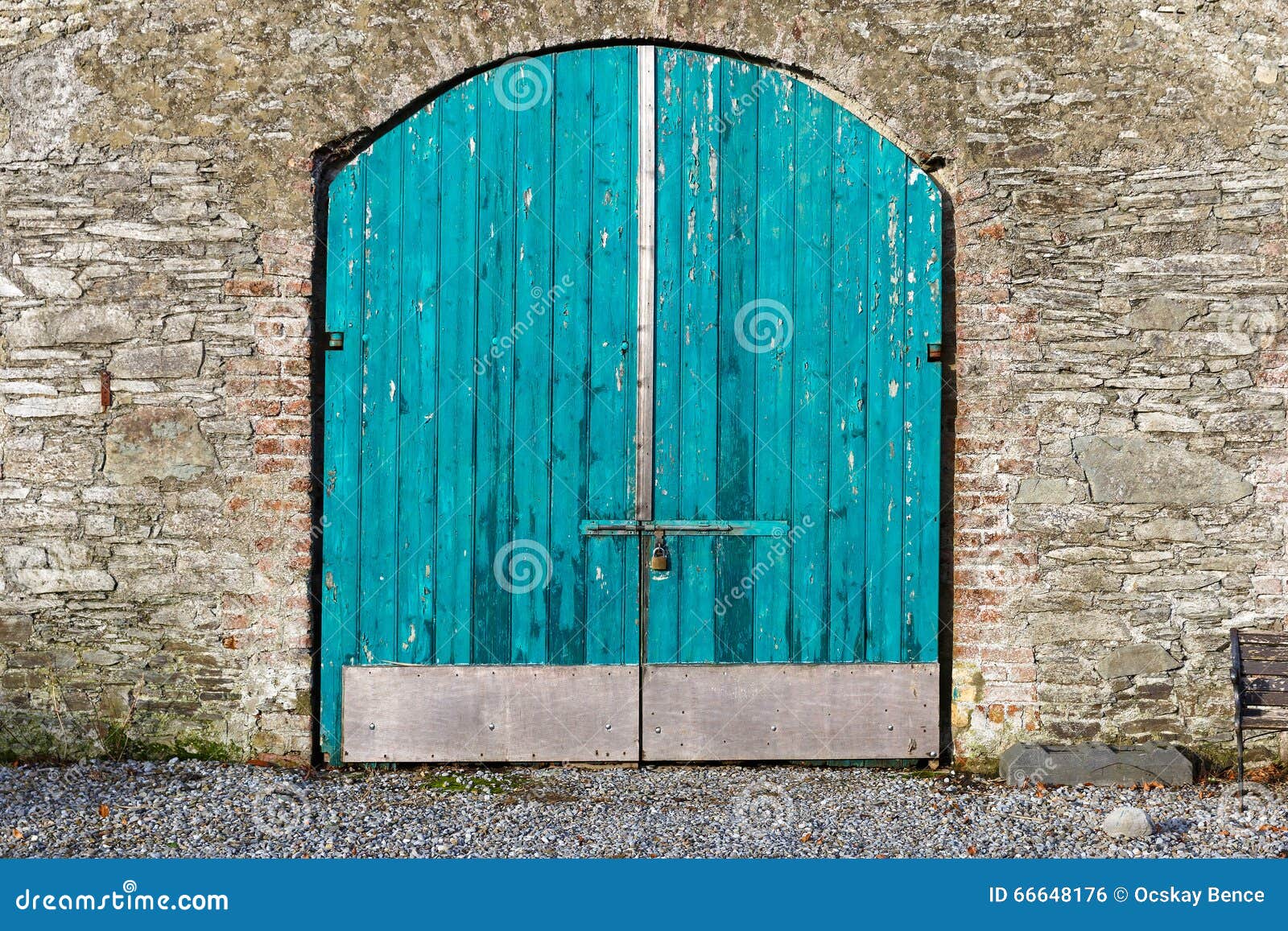 Blue warehouse door stock photo. Image of detail, craftsmanship - 66648176