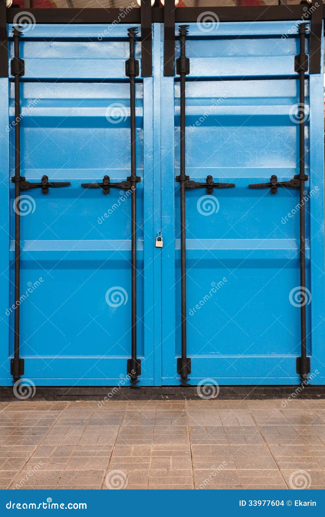 Warehouse Gate Loading Area With PVC Strip Curtain Royalty-Free Stock ...