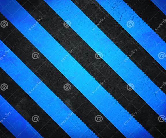 Blue Warning Stripes Background Stock Illustration - Illustration of ...