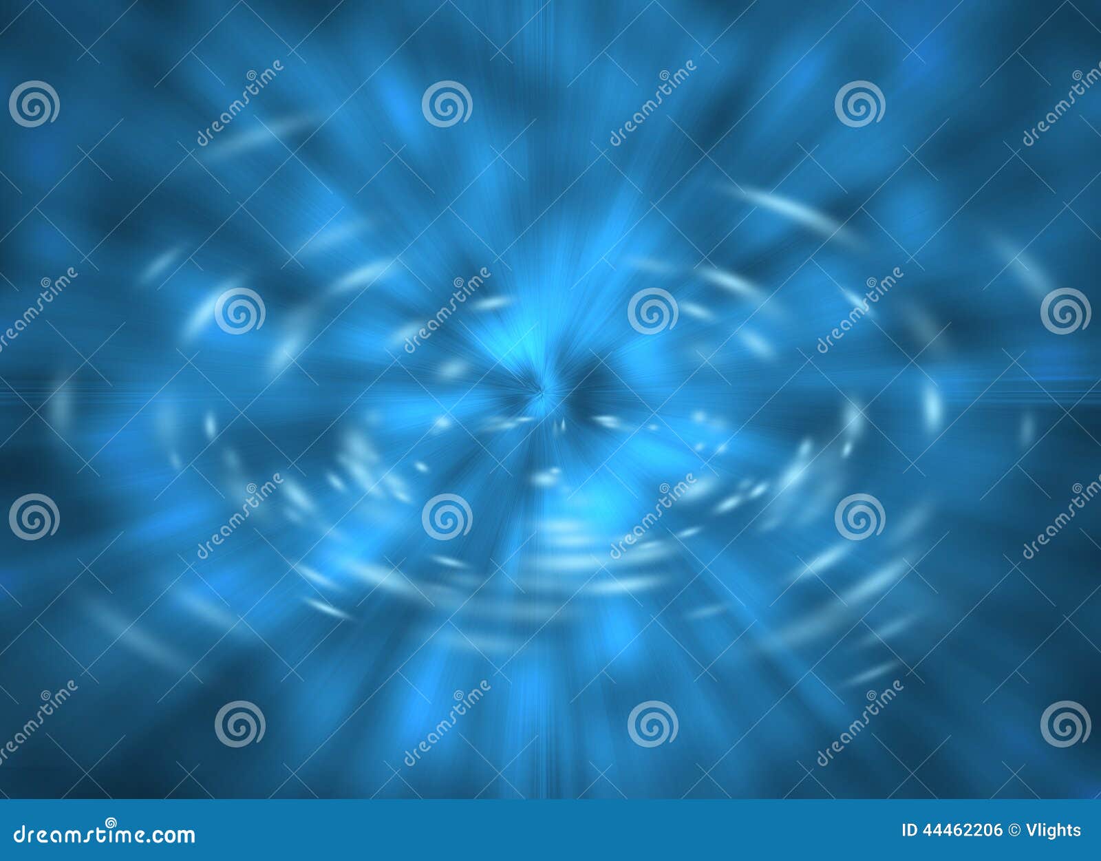 Blue Warp Explosion stock photo. Image of like, blast - 44462206
