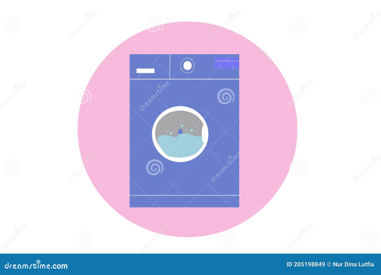 Technology Electronics Washing Machine Vector Illustration Stock Vector ...