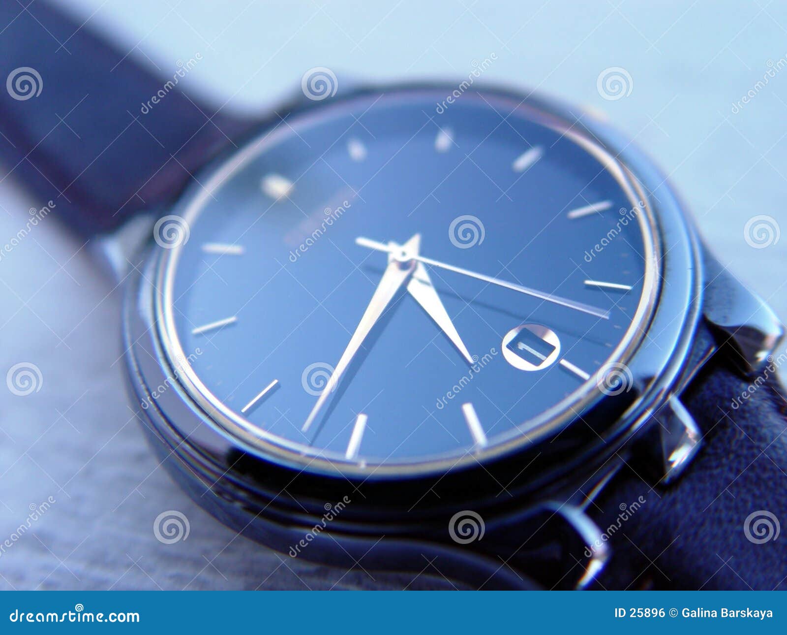 Blue watch stock photo. Image of future, metaphor, america - 25896