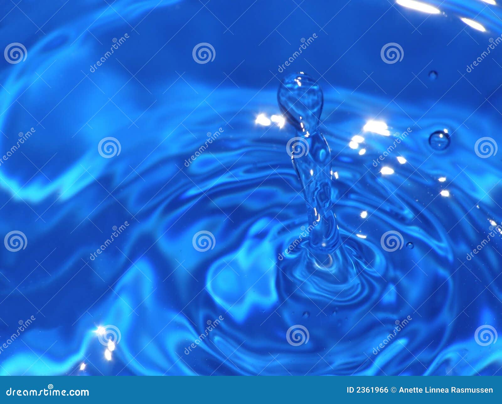 Blue water stock photo. Image of drip, aqua, pattern, abstract - 2361966
