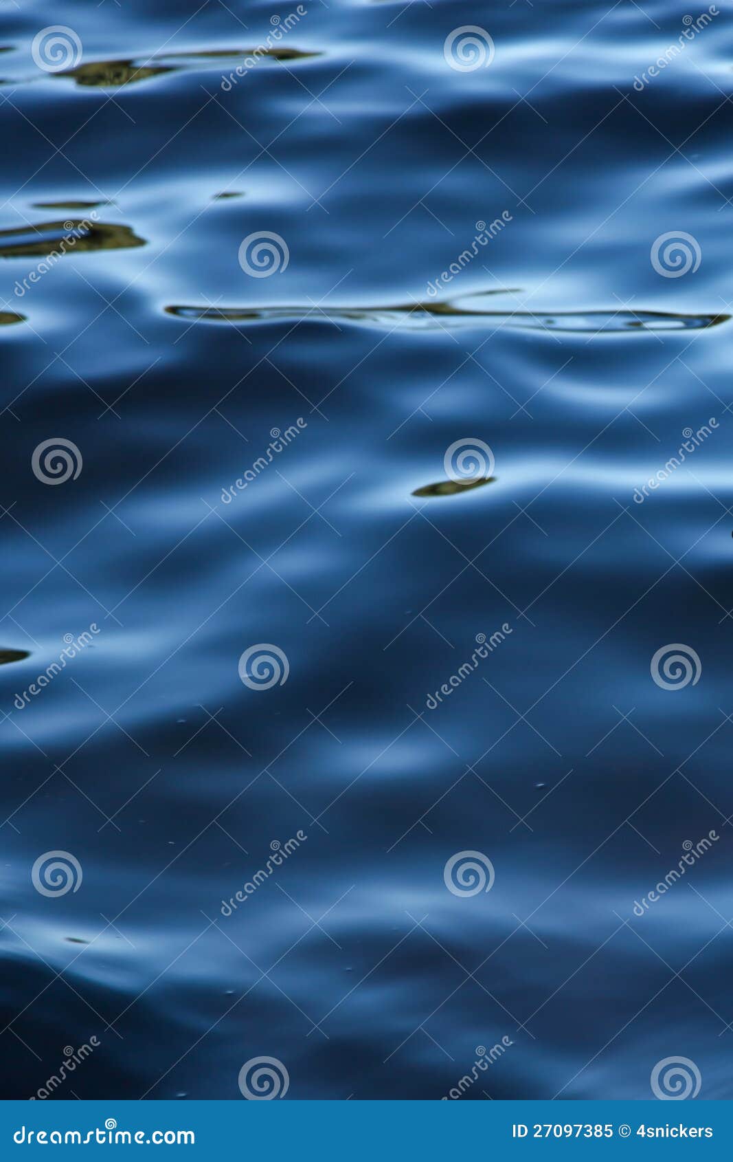 Deep Blue Watery Background Stock Image - Image of calm, blue: 27097385