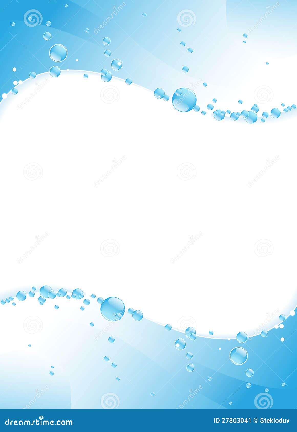 Blue water stock vector. Illustration of freshness, nature - 27803041