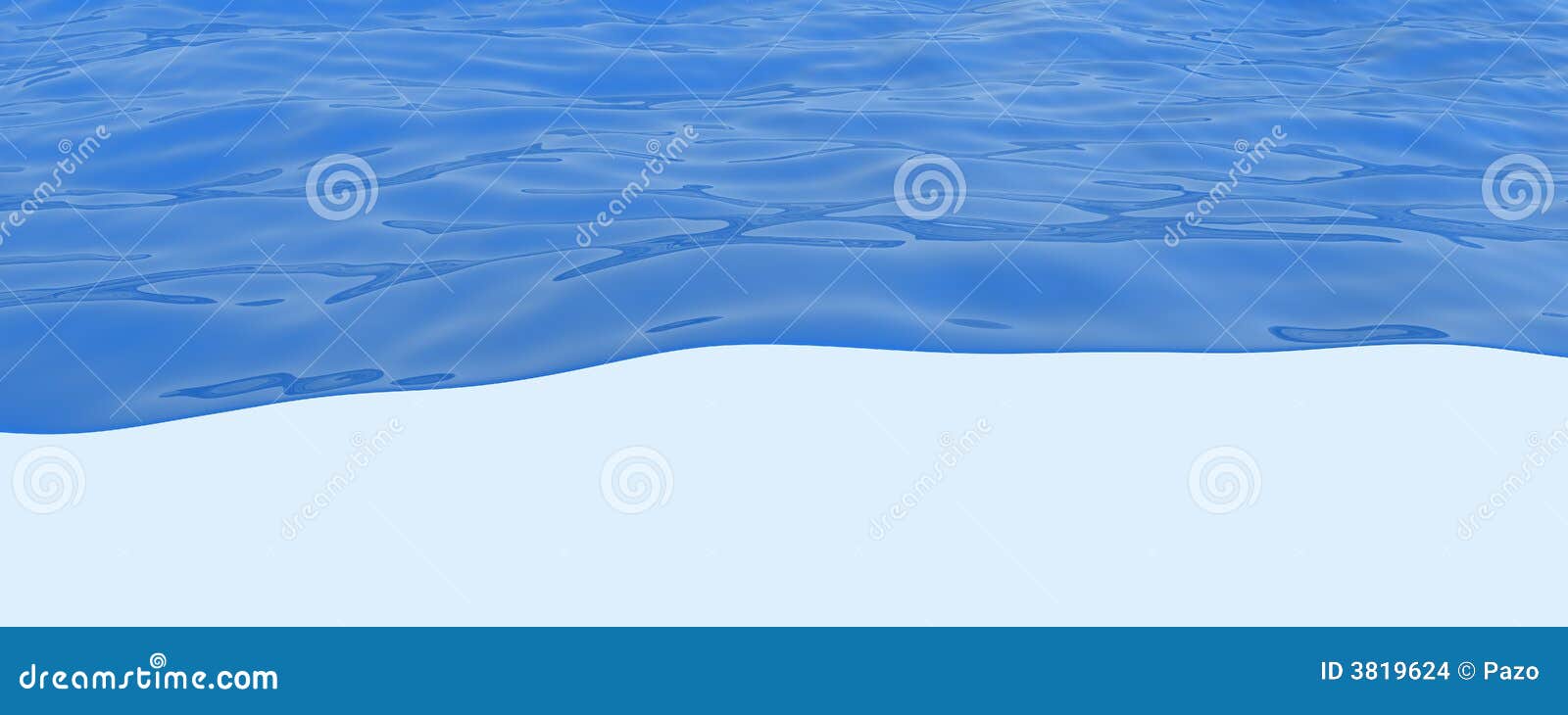 Blue water stock illustration. Illustration of ripple - 3819624