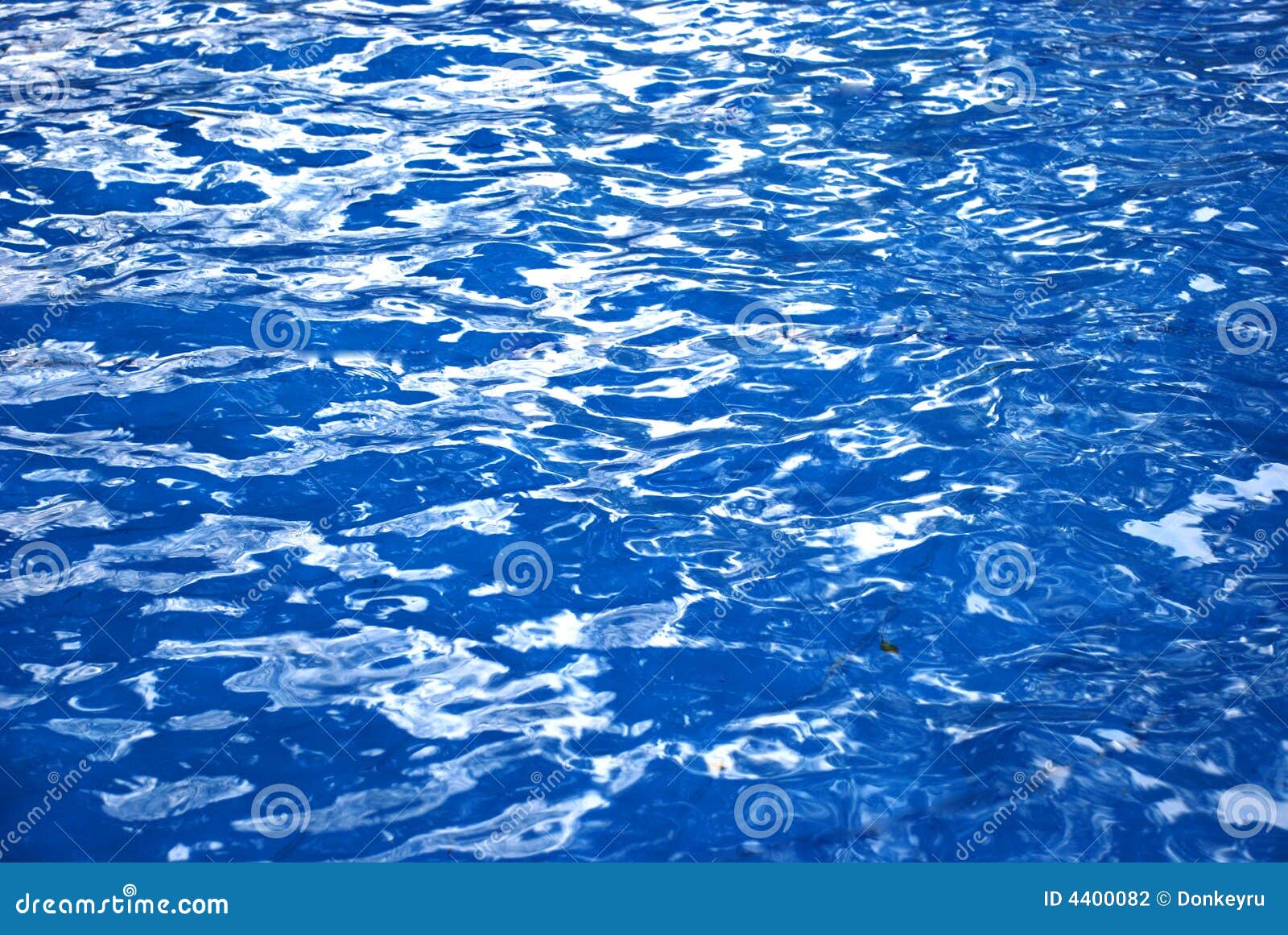 Blue water stock photo. Image of pure, peace, shiny, reflecting - 4400082