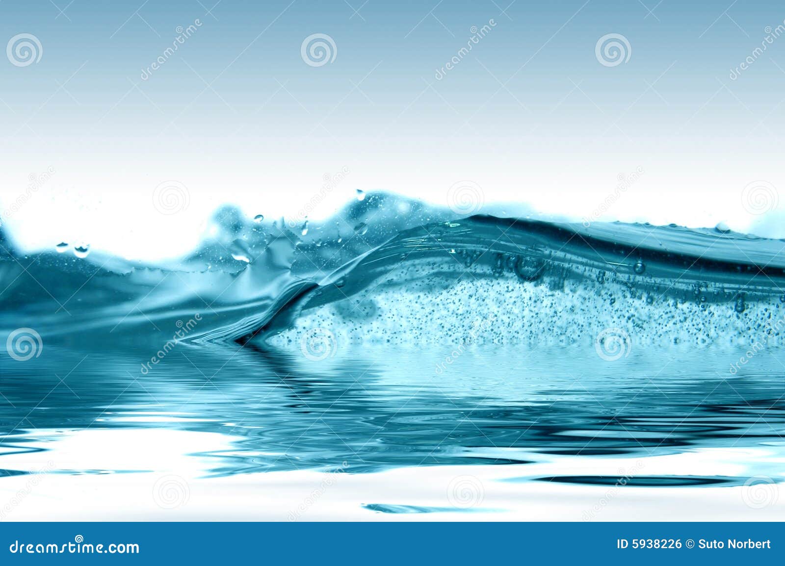 Blue water stock photo. Image of crystal, balls, refreshing - 5938226