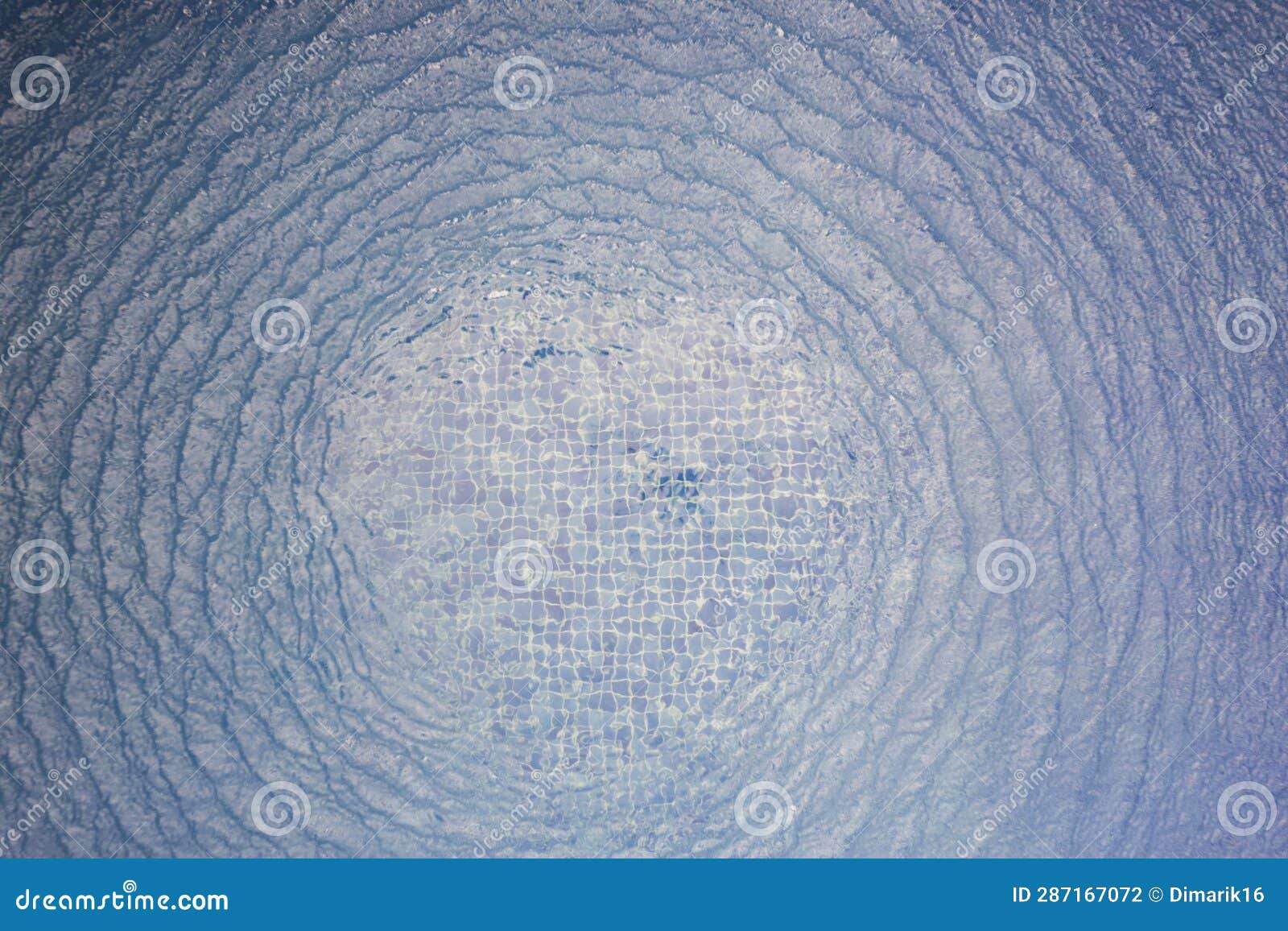 Blue Water Background with Circle Ripple Stock Photo - Image of ...