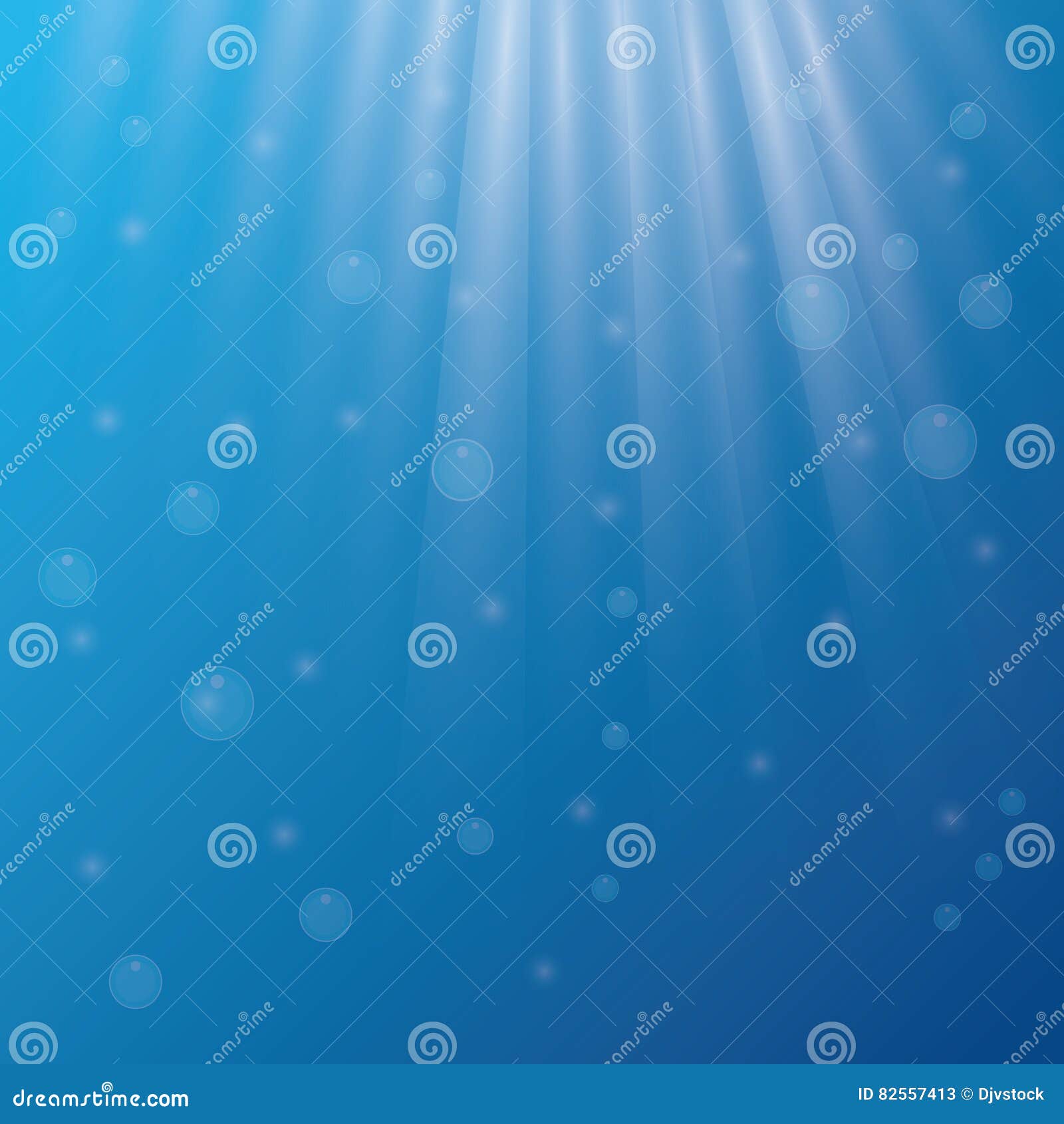 Blue water background stock illustration. Illustration of reflection ...
