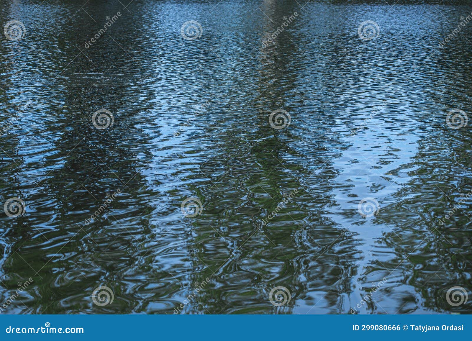 Blue Water Background, Reflection of Light. Waves Stock Photo - Image ...