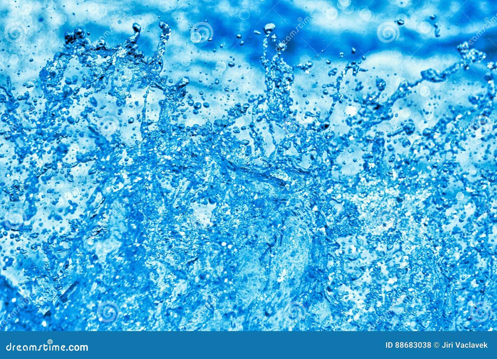 Blue water background stock photo. Image of clean, live - 88683038