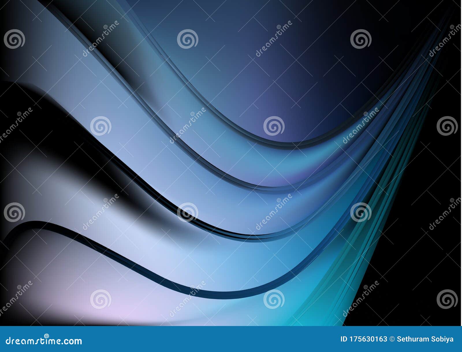 Blue Water Beautiful Background Vector Illustration Design Stock Vector ...