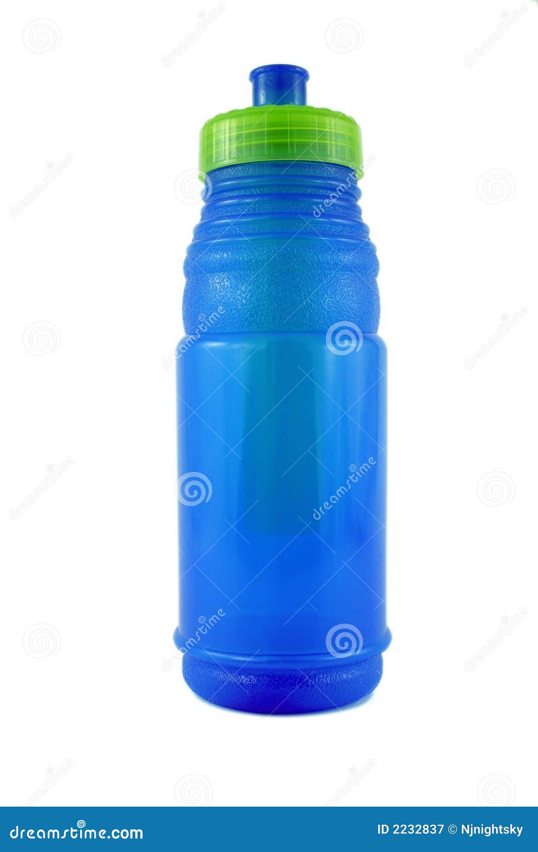 Blue Water Bottle stock image. Image of beverages, water - 2232837