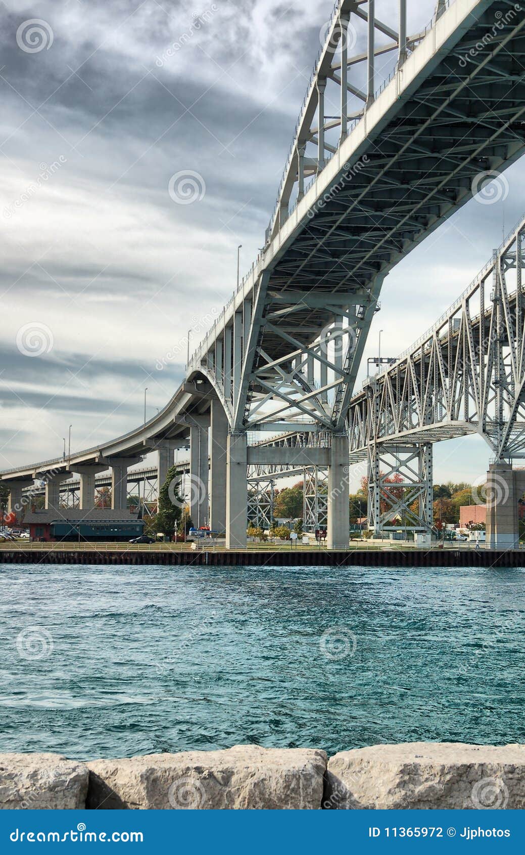 Blue Water Bridge, Sarnia, Canada Stock Photo - Image of dynamic ...