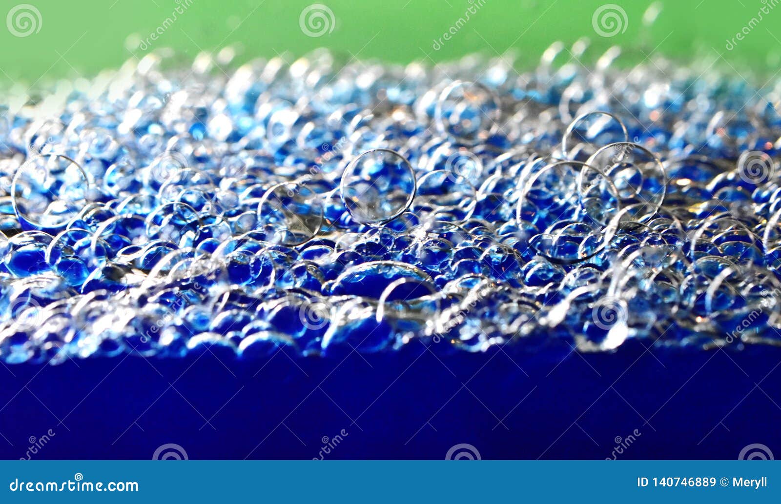 Abstract Water Bubbles Texture Stock Image - Image of close, water ...