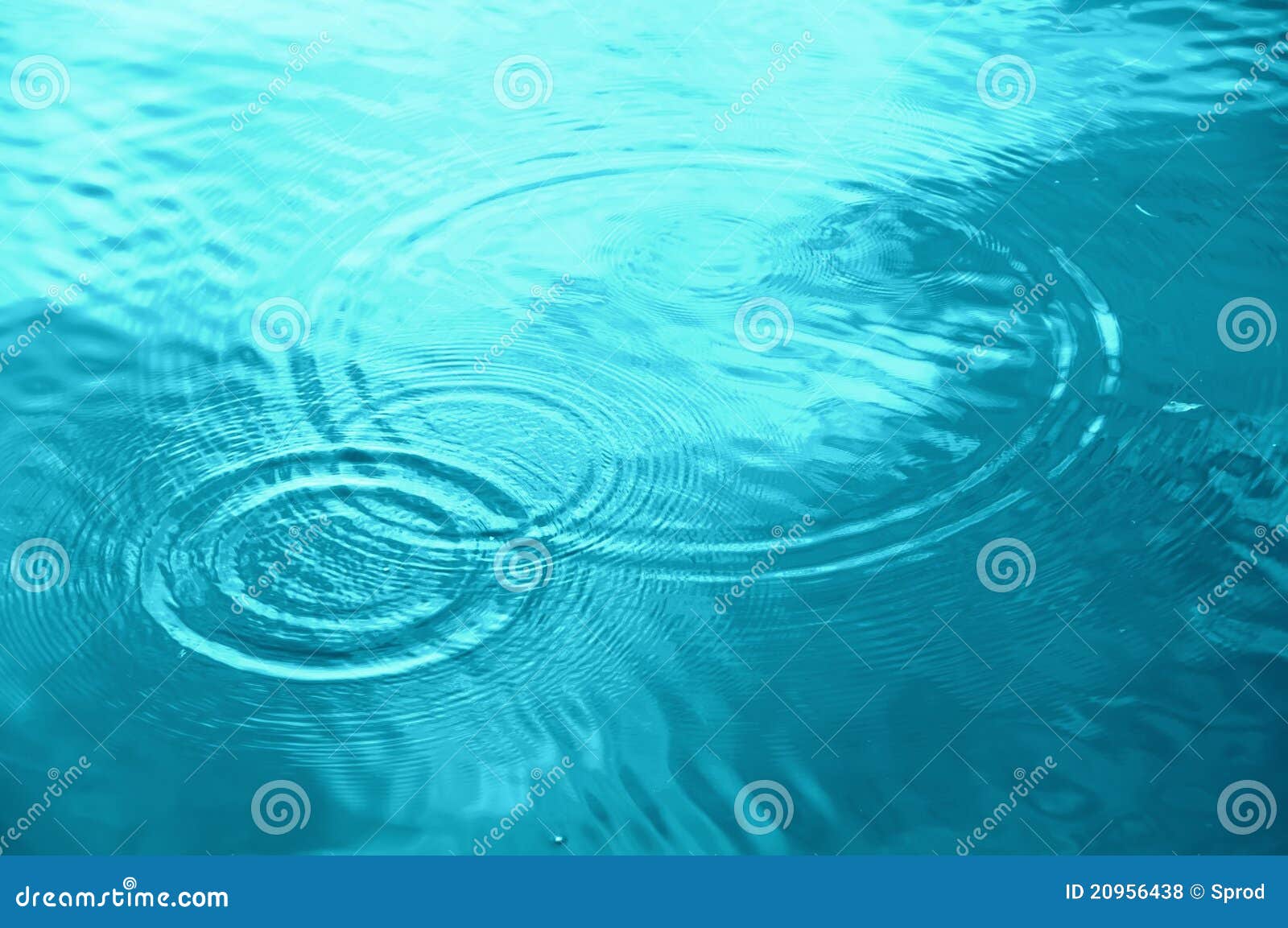 Blue water circles stock photo. Image of repose, decoration - 20956438