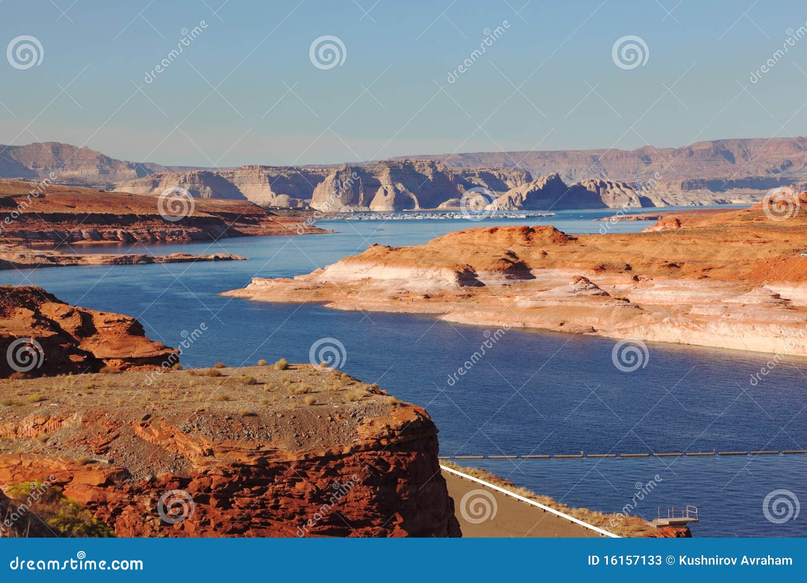 The Blue Water of the Colorado Stock Image - Image of electricity ...