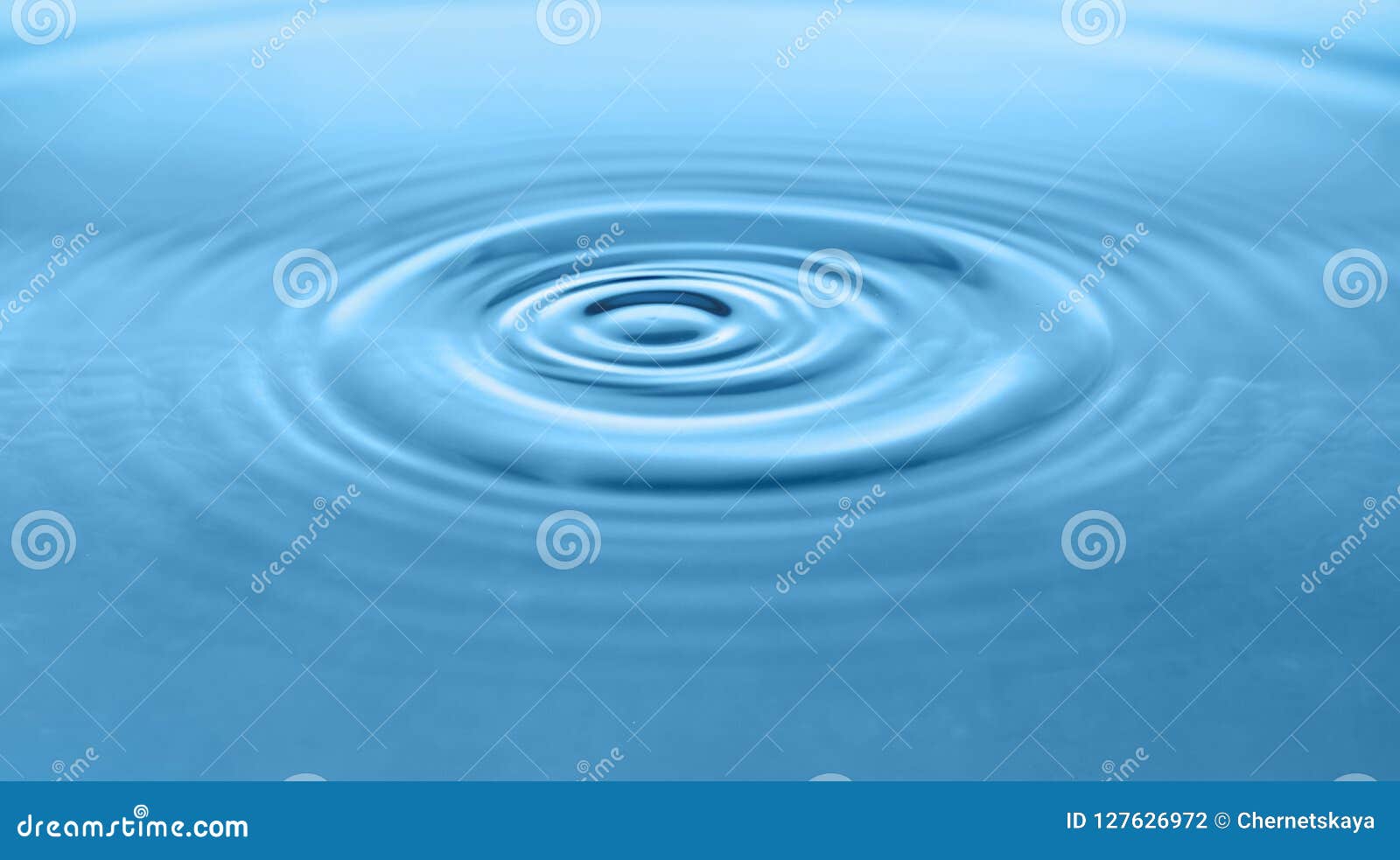 Blue Water with Concentric Waves As Background Stock Photo - Image of ...