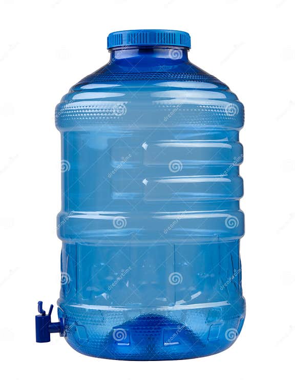 Blue water container stock photo. Image of fluid, clarity - 23734272