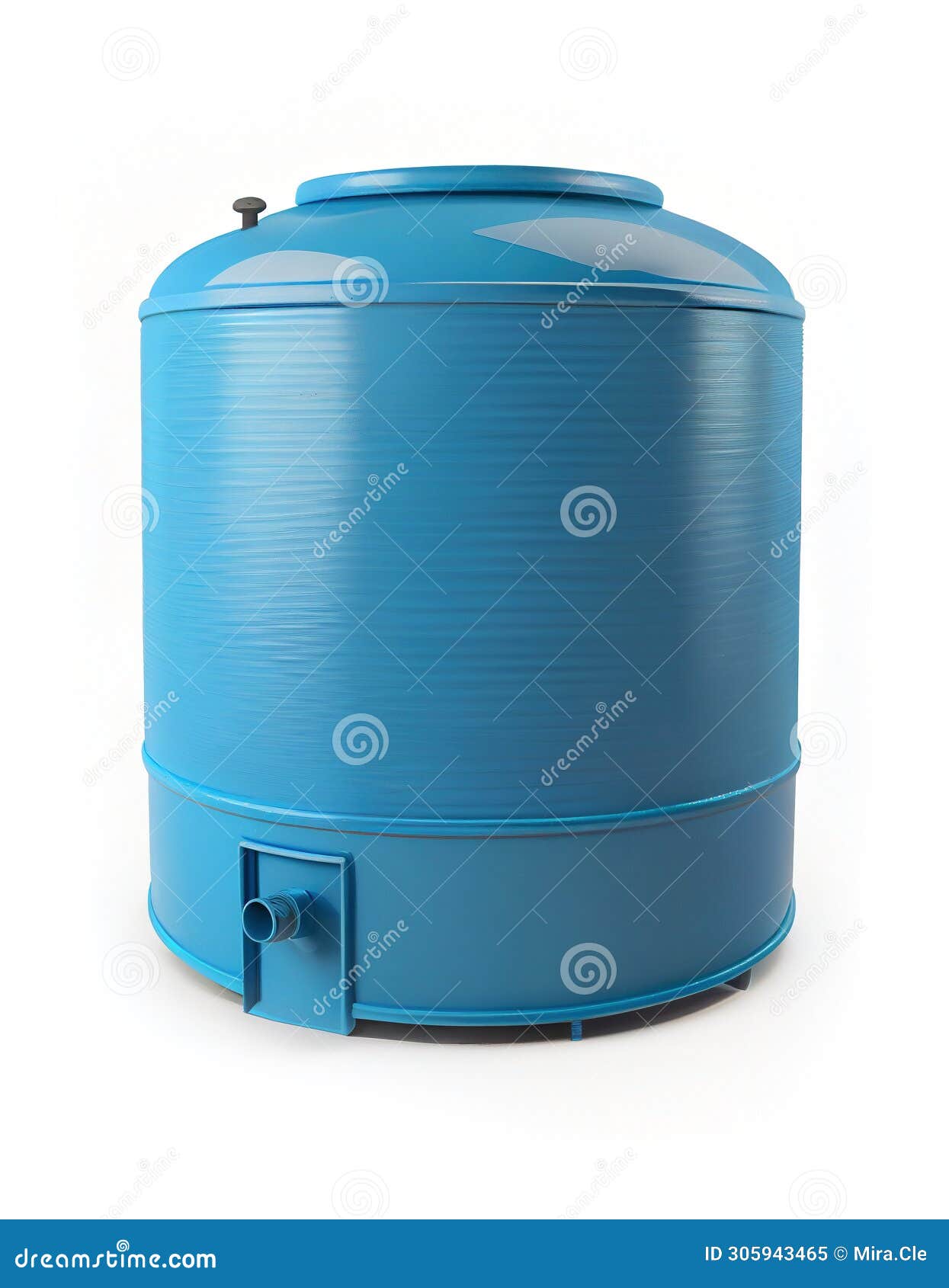 Blue Water Container with a Black Handle Created with Generative AI ...