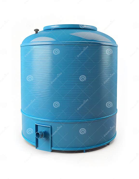 Blue Water Container with a Black Handle Created with Generative AI ...