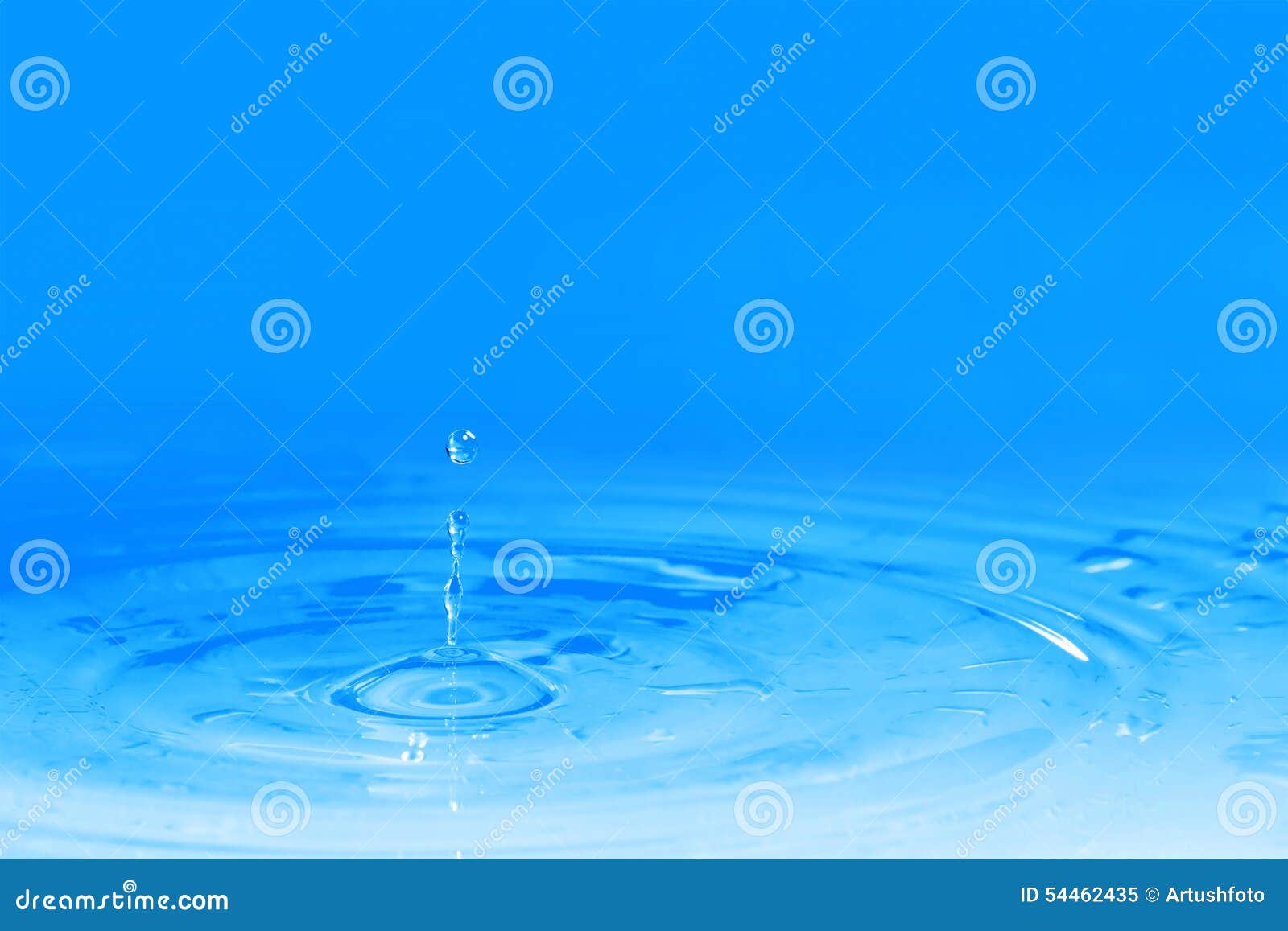 Blue water drop, splash stock image. Image of drops, background - 54462435