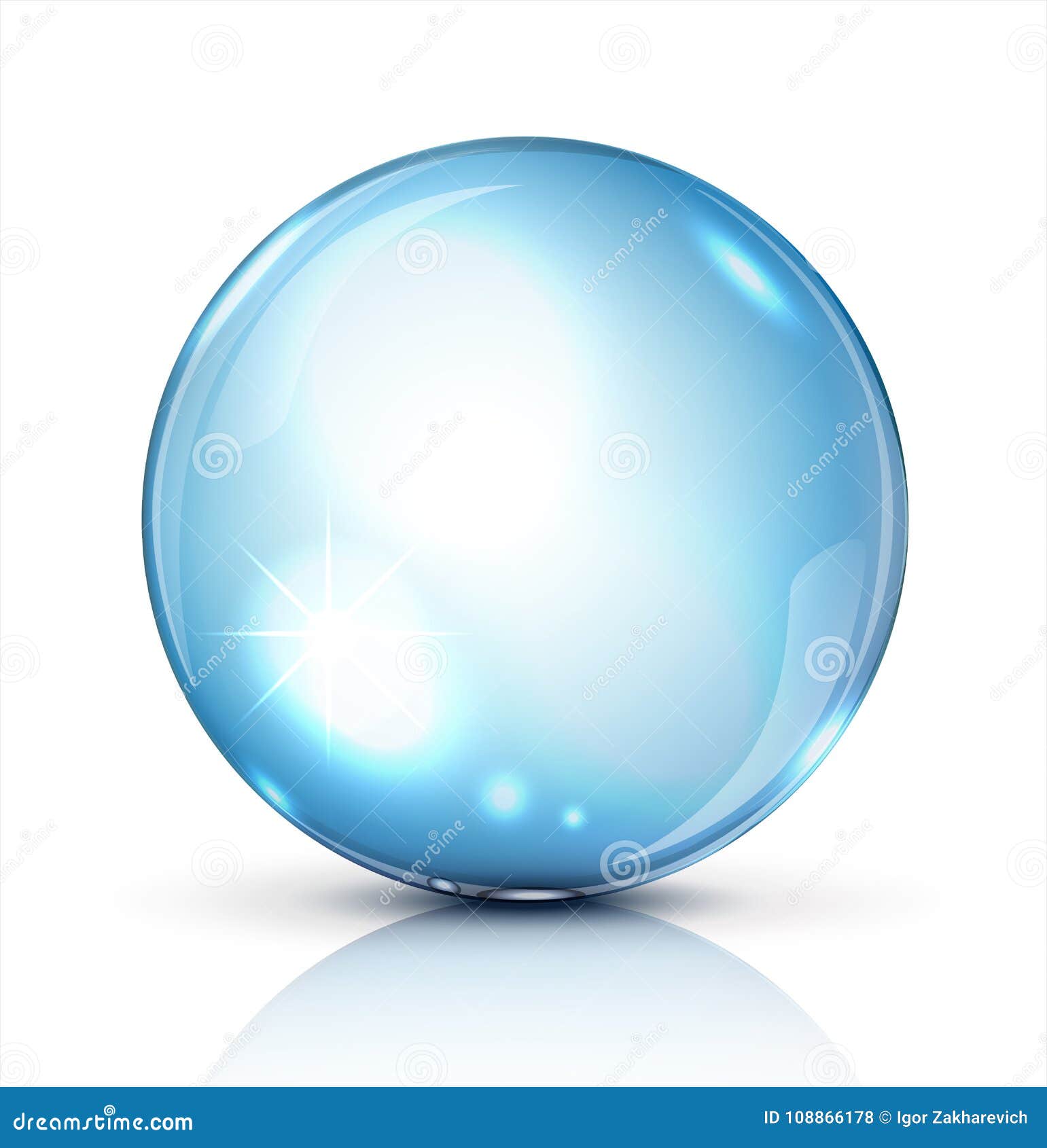 Blue Water Drop Vector Shape Isolated Stock Illustration - Illustration ...