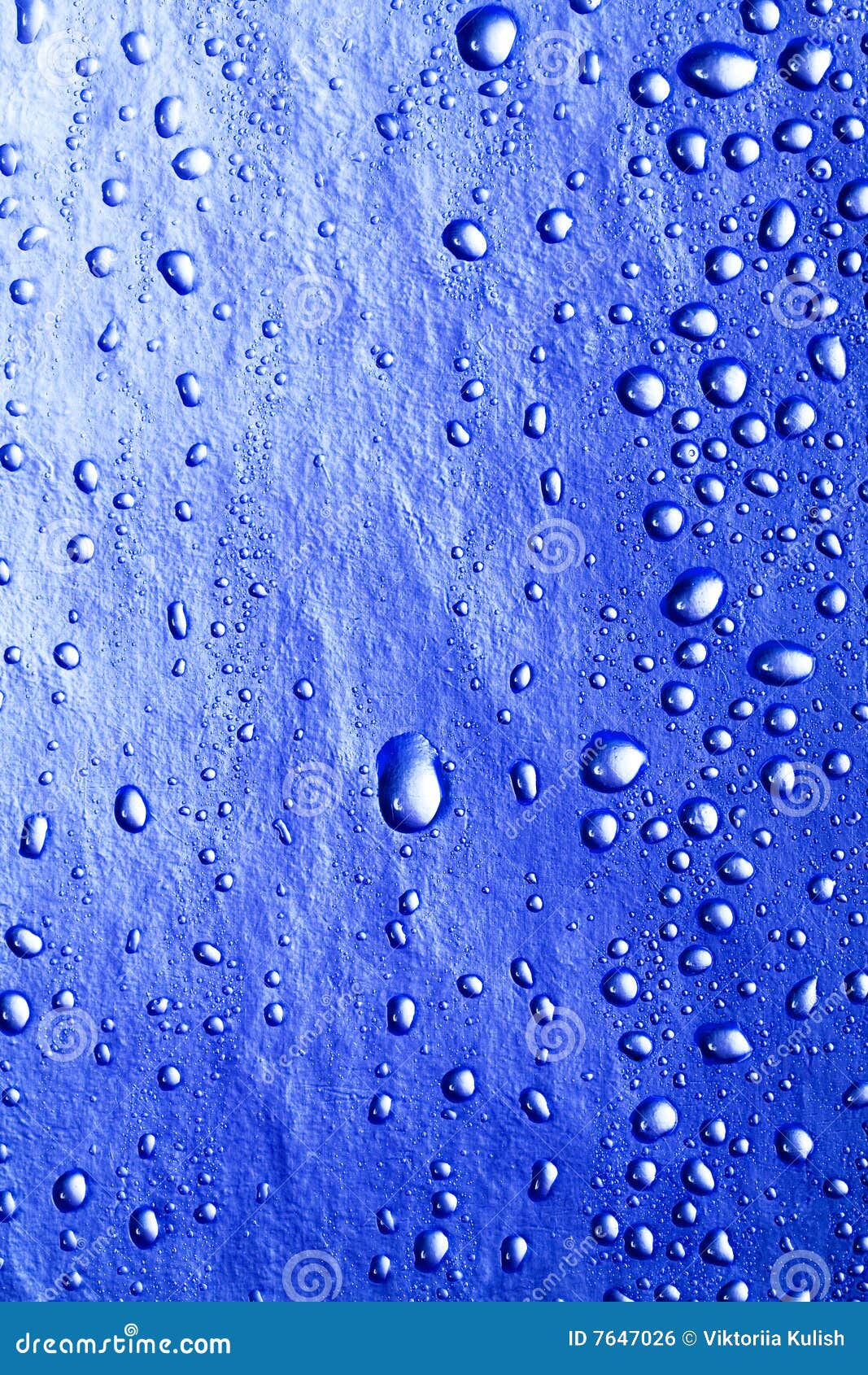Blue water drops stock photo. Image of pattern, rain, drop - 7647026